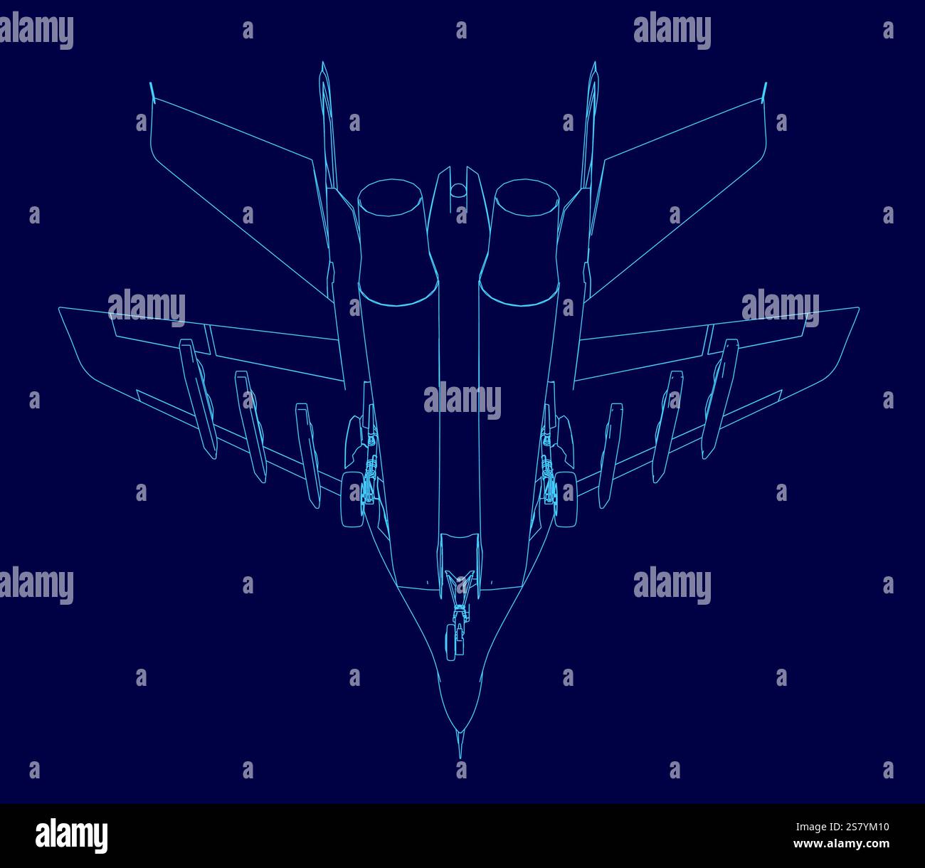 Delta wing fighter Stock Vector Images - Alamy