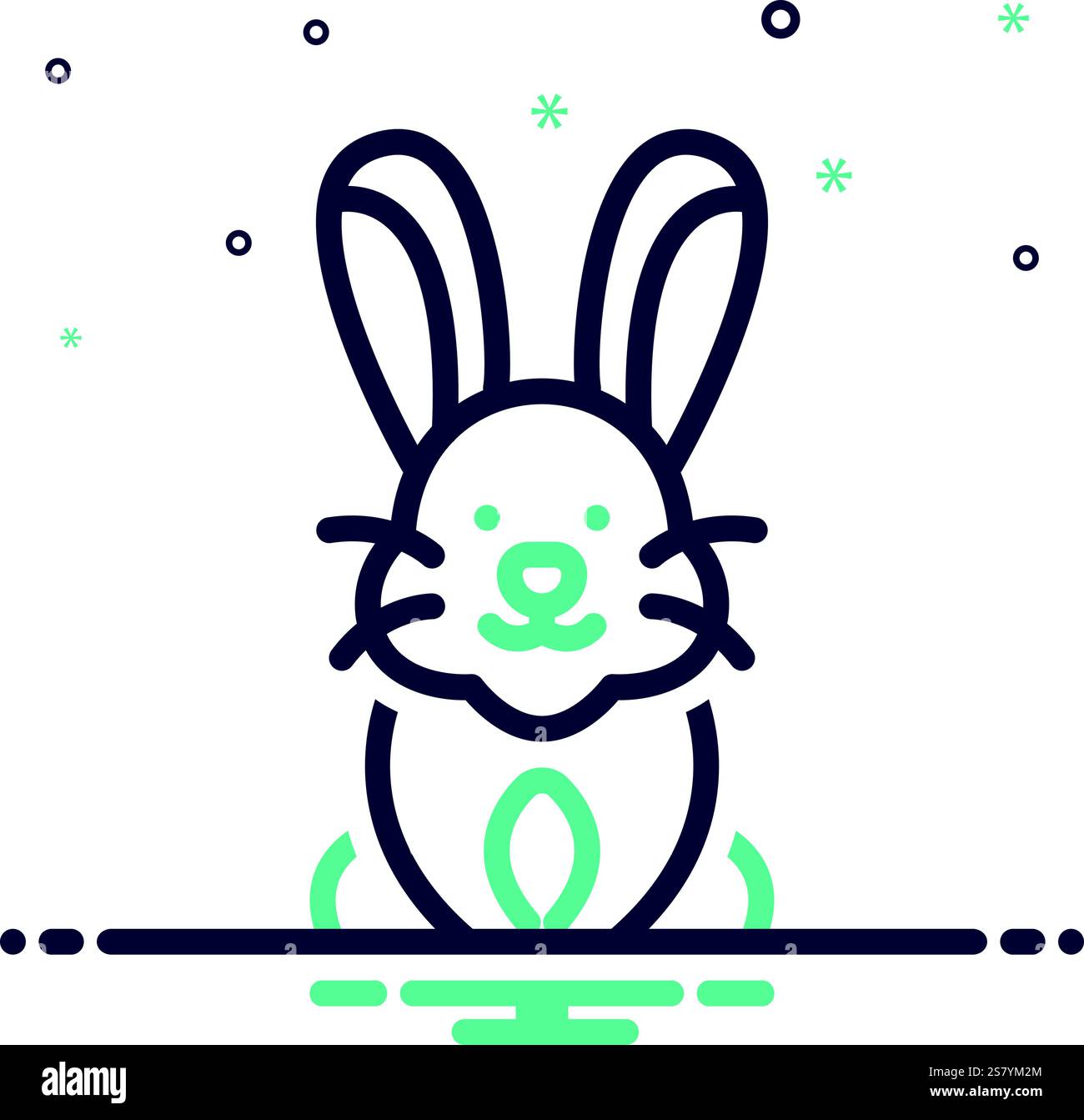 Icon for rabbit, coney Stock Vector Image & Art - Alamy