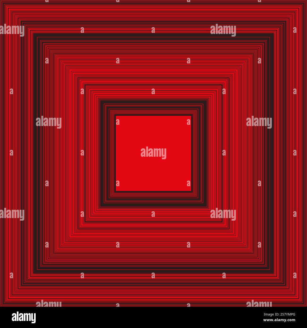 Abstract square pattern. Gradient red focus. Geometric background ...