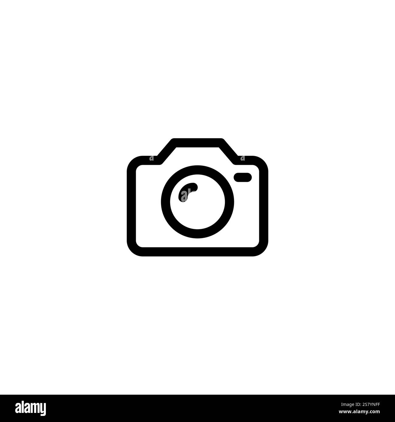 Photo camera icon set Black and White Stock Photos & Images - Alamy
