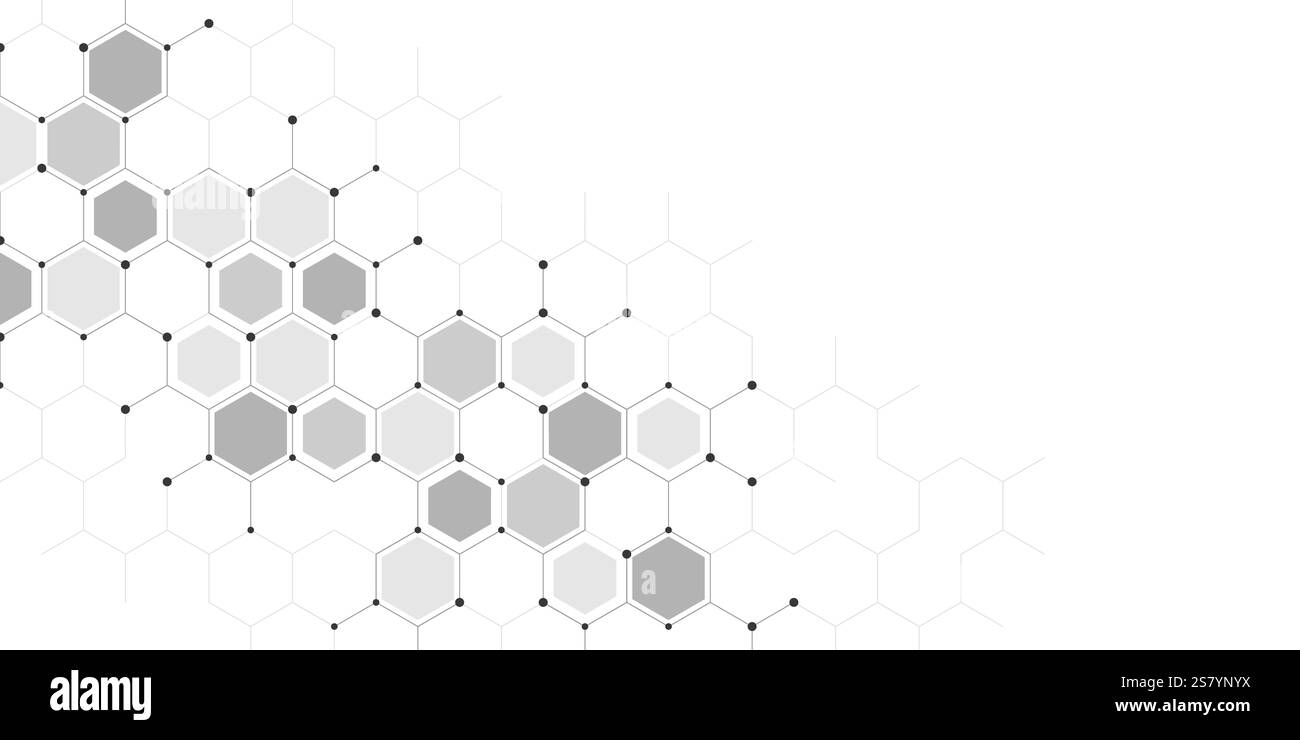 Genetic Engineering And Molecular Structure Hexagon Dna Network