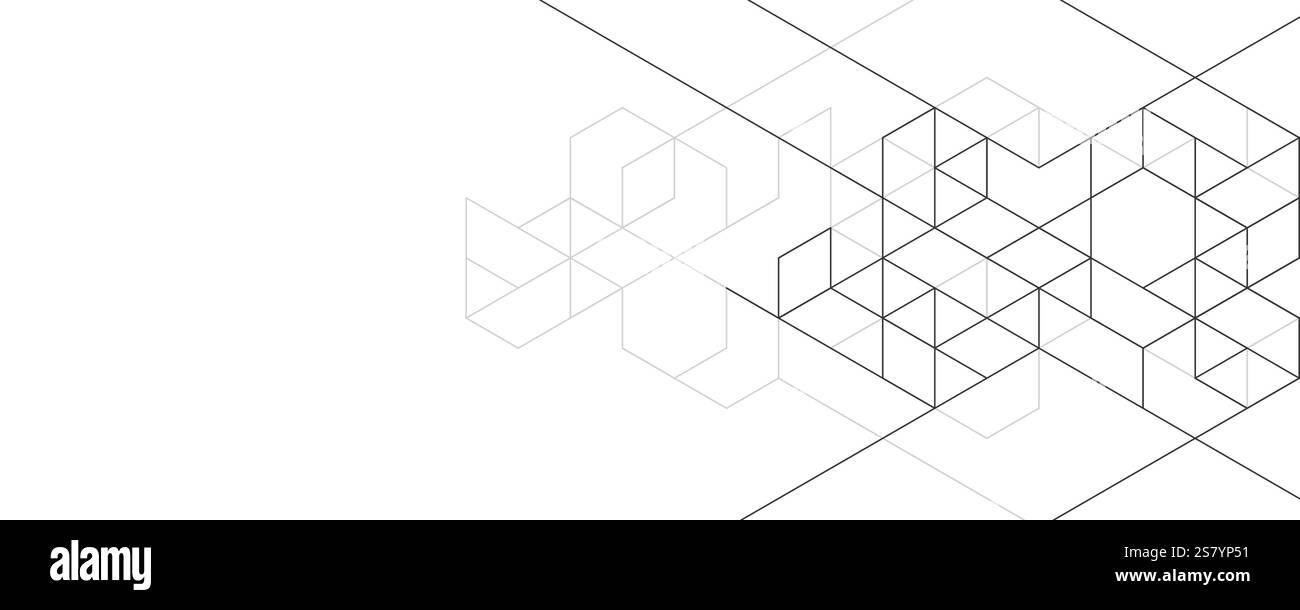 The graphic design elements with isometric shape blocks. Vector ...