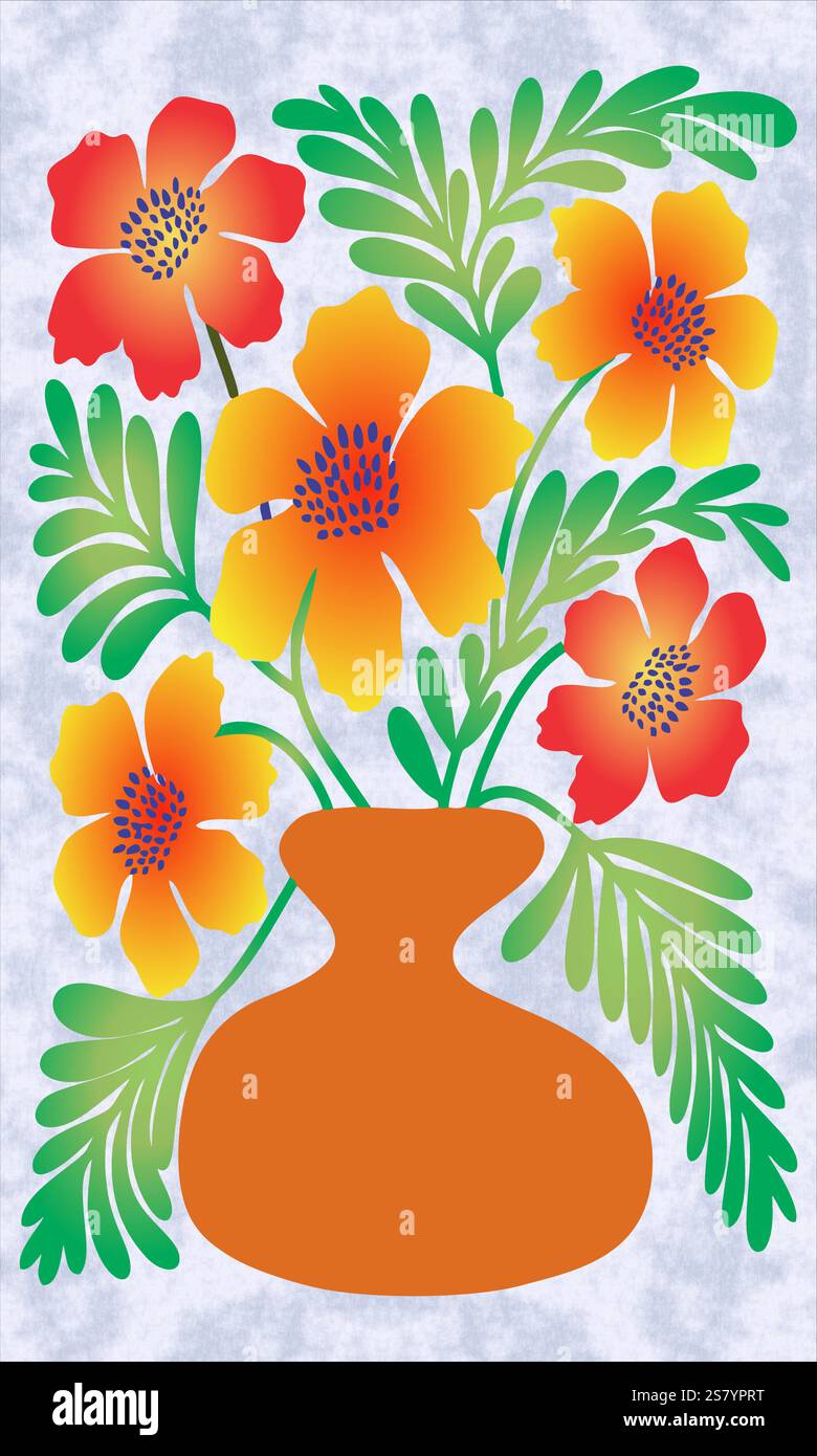 Wallpaper wall Art Decor design Printable Stock Vector Image & Art - Alamy