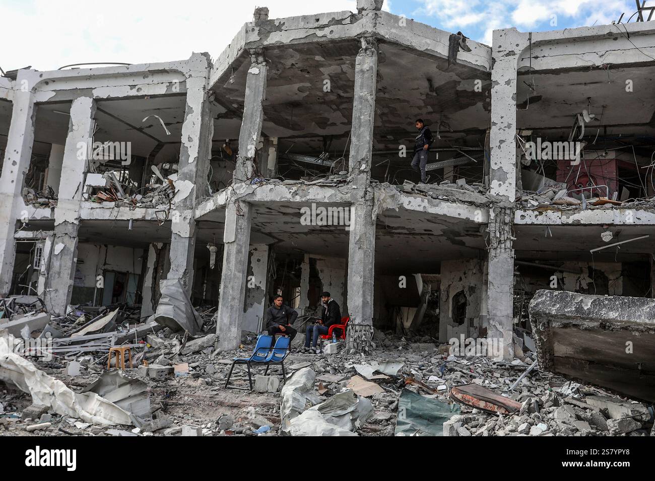 Rafah, Palestinian Territories. 20th Jan, 2025. A general view of Abu ...