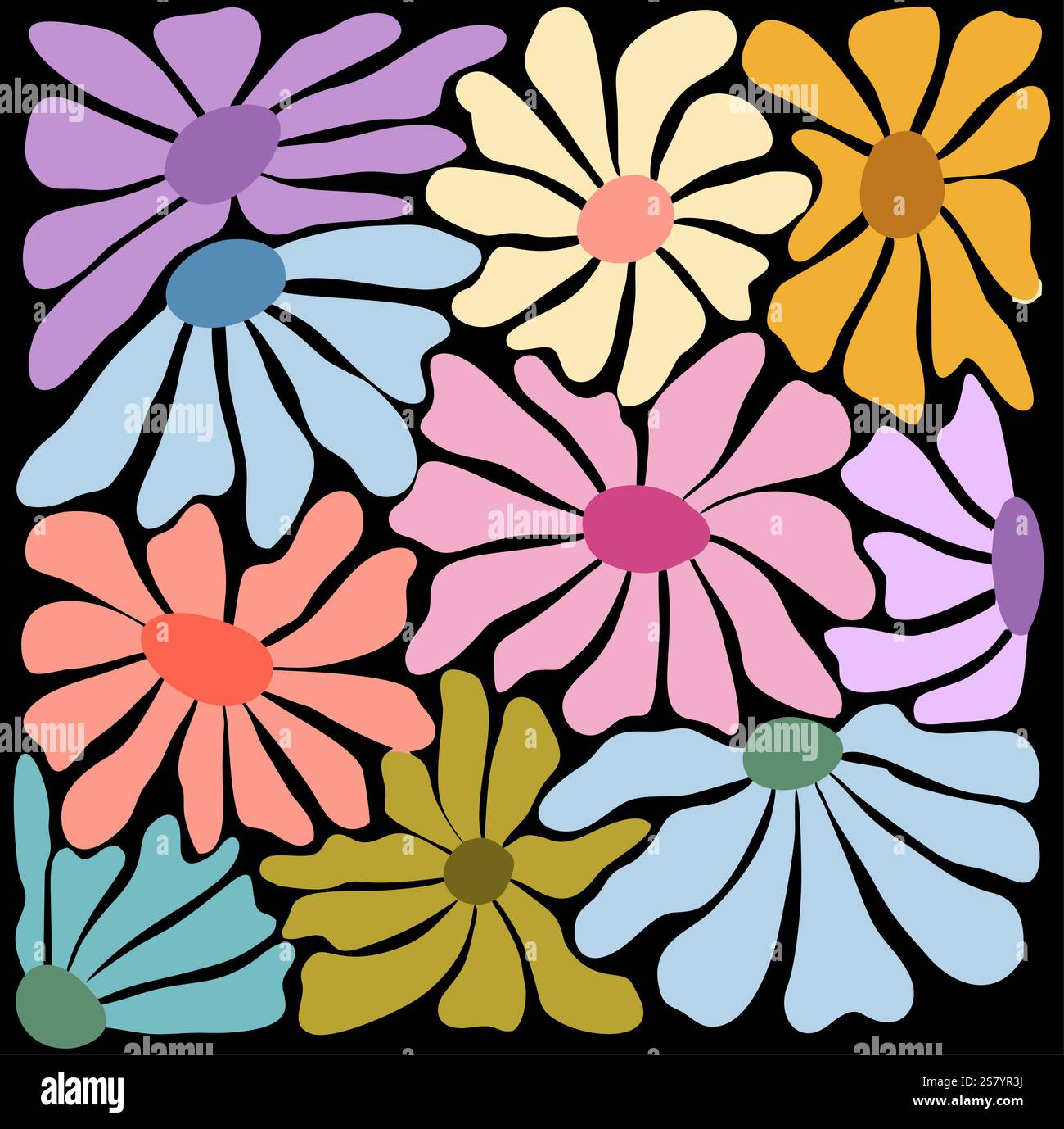 Wallpaper wall Art Decor design Printable Stock Vector Image & Art - Alamy
