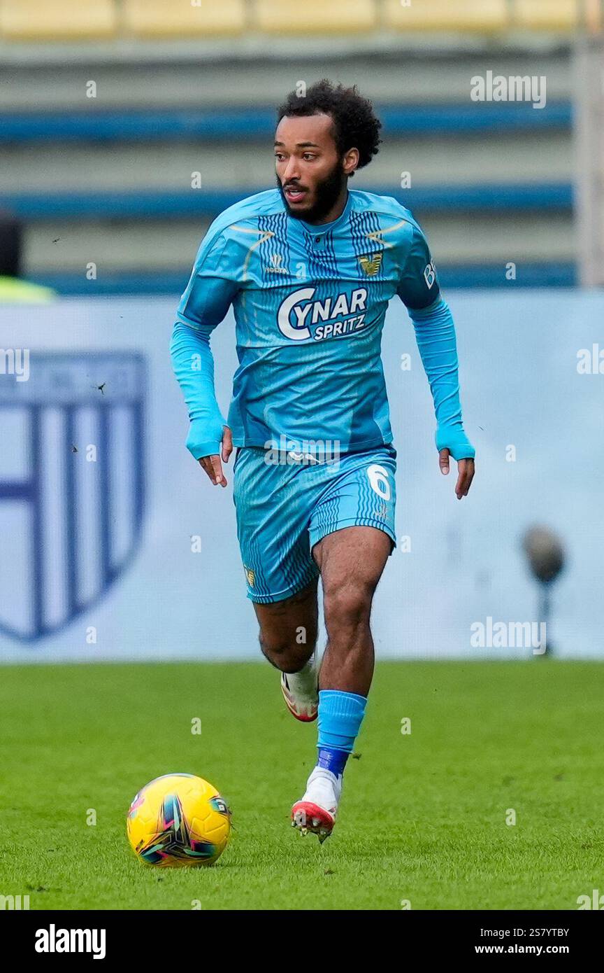 Parma, Italy. 19th Jan, 2025. Gianluca Busio of Venezia FC during the ...