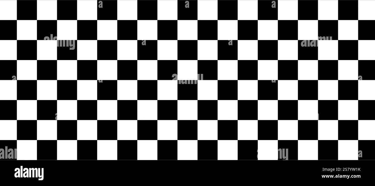 Chess board optical visual illusion, checkerboard banner template ...