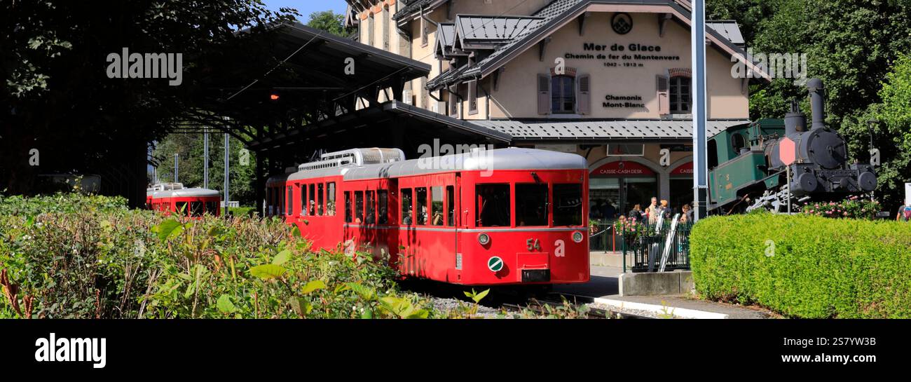 Gare chamonix train du montenvers hi-res stock photography and images ...