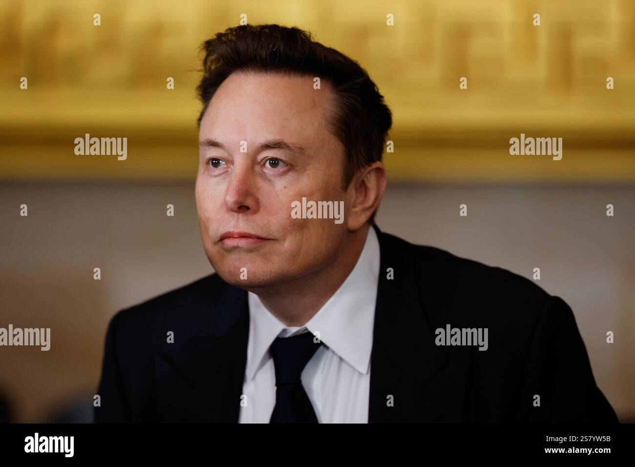 Telsa, SpaceX and X CEO Elon Musk arrives to the Rotunda of the U.S ...