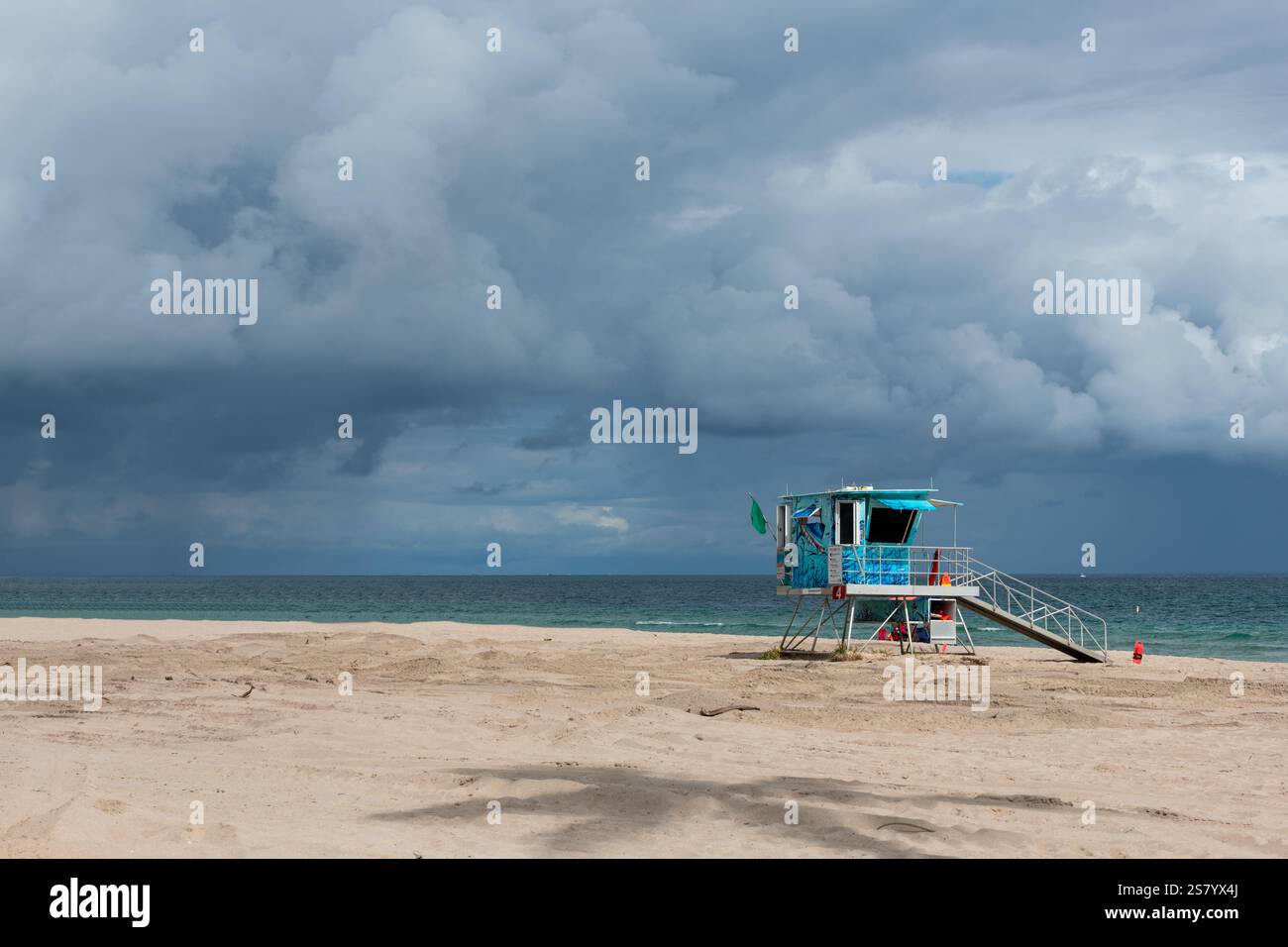 Landscape of Miami Beach Florida Atlantic Ocean Stock Photo - Alamy