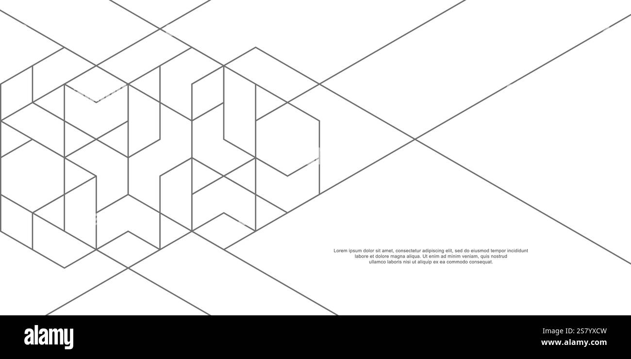The graphic design elements with isometric shape blocks. Vector ...