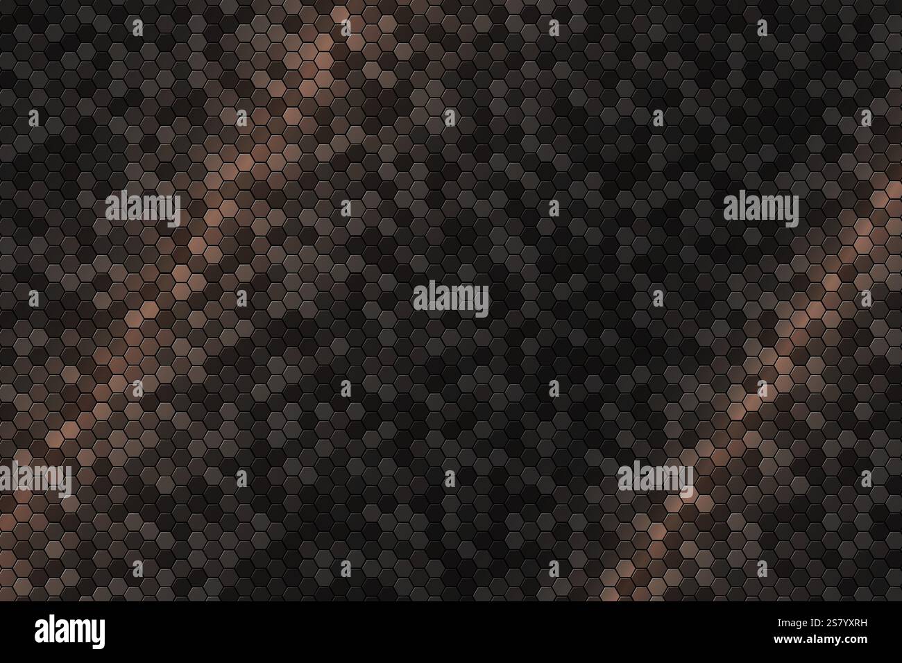 Abstract modern background hexagons texture, honeycomb metallic ...