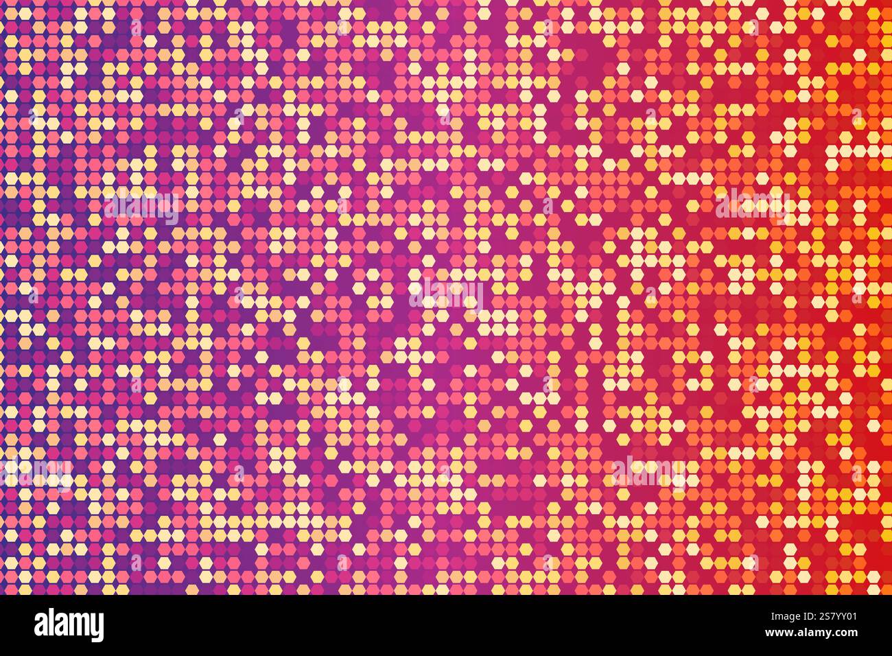Halftone honeycomb science and technology template background, disco ...