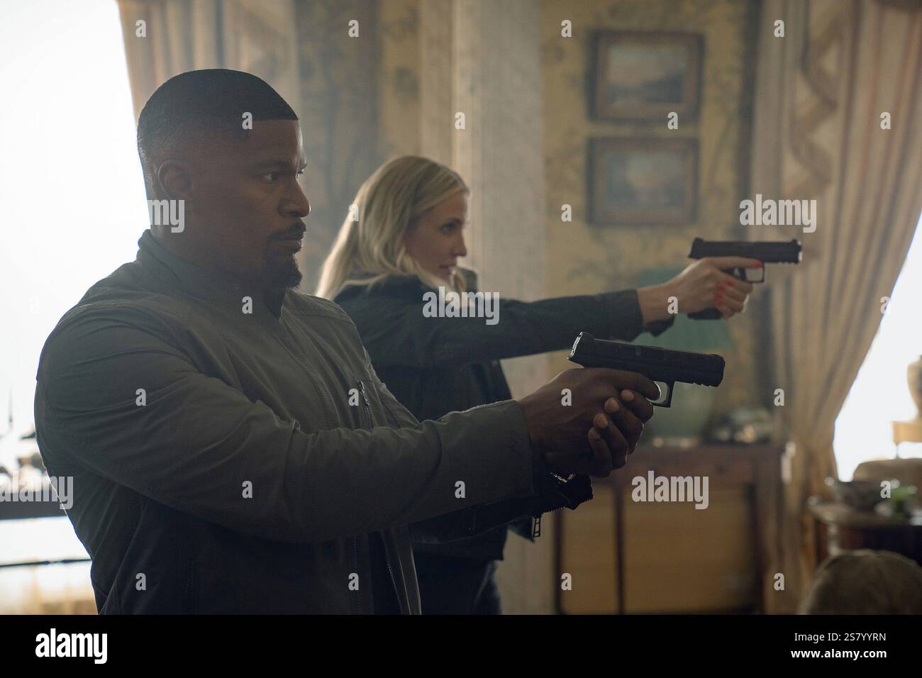 BACK IN ACTION, from left: Jamie Foxx, Cameron Diaz, 2025. ph: John ...