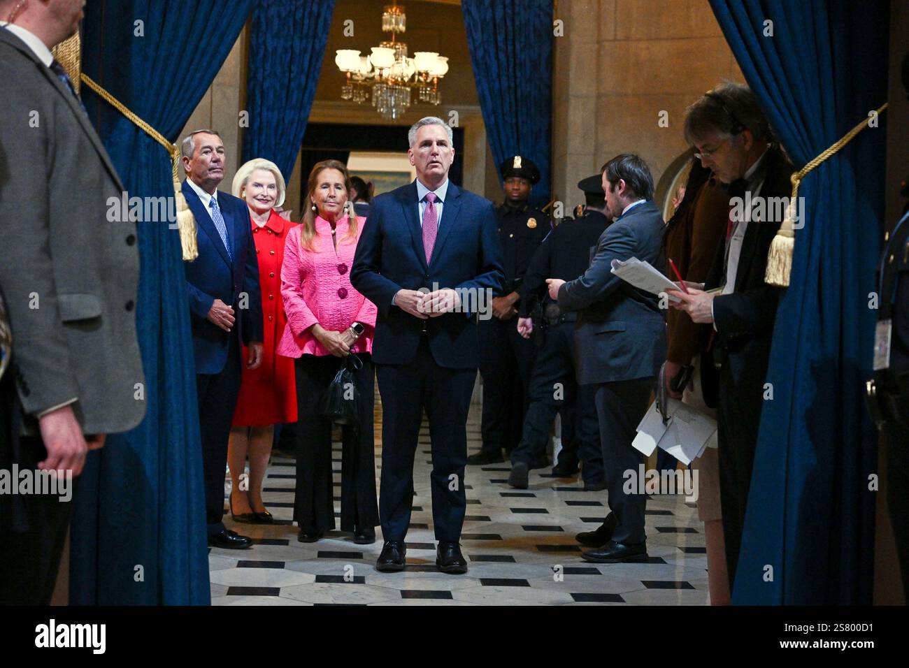 From left, former Speaker of the House John Boehner, Callista Gingrich ...