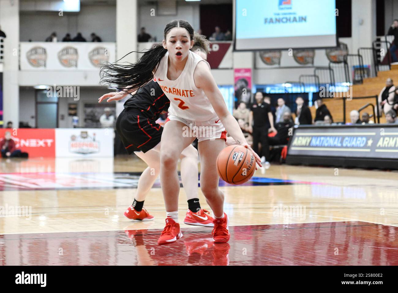 SPRINGFIELD, MA - JANUARY 20: Nevaeh Caffey of Incarnate Word (2 ...
