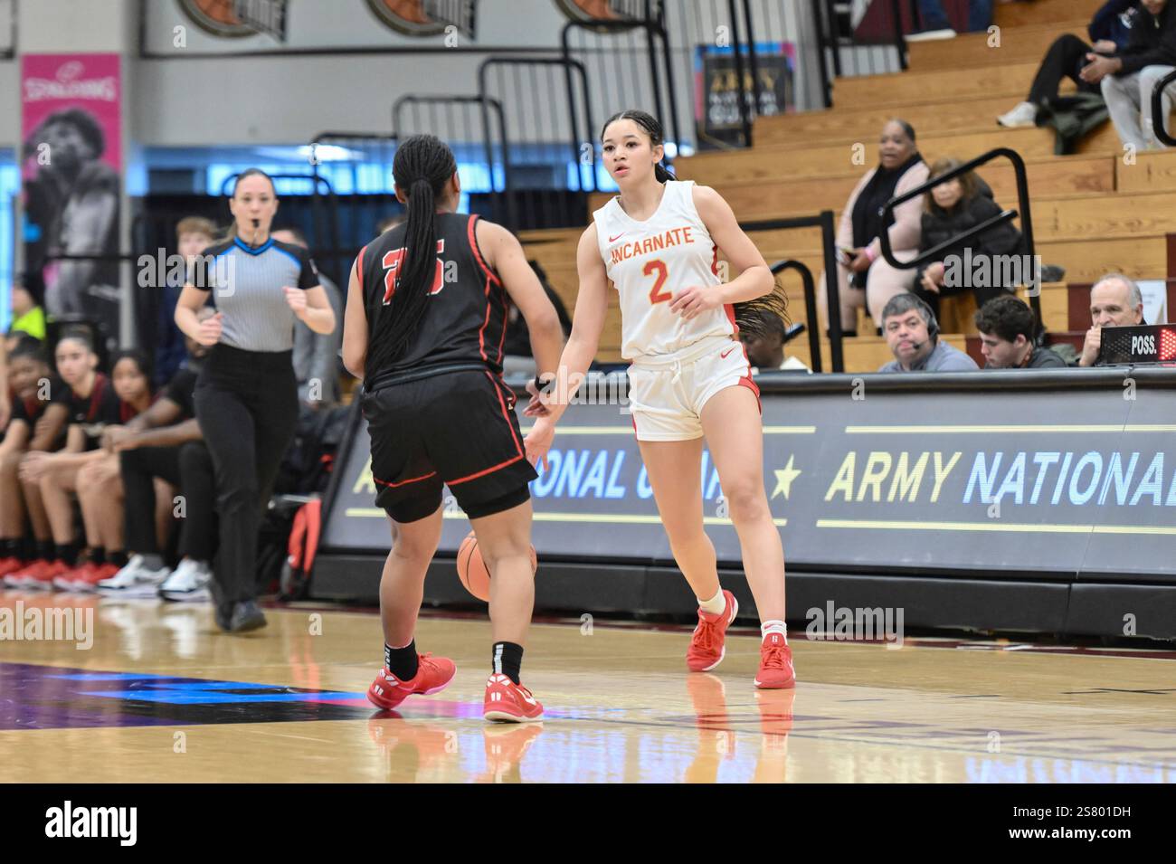 SPRINGFIELD, MA - JANUARY 20: Nevaeh Caffey of Incarnate Word (2) sets ...