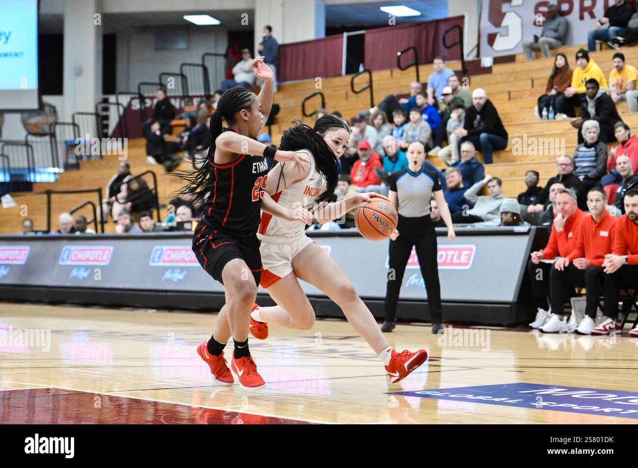 SPRINGFIELD, MA - JANUARY 20: Nevaeh Caffey of Incarnate Word (2 ...