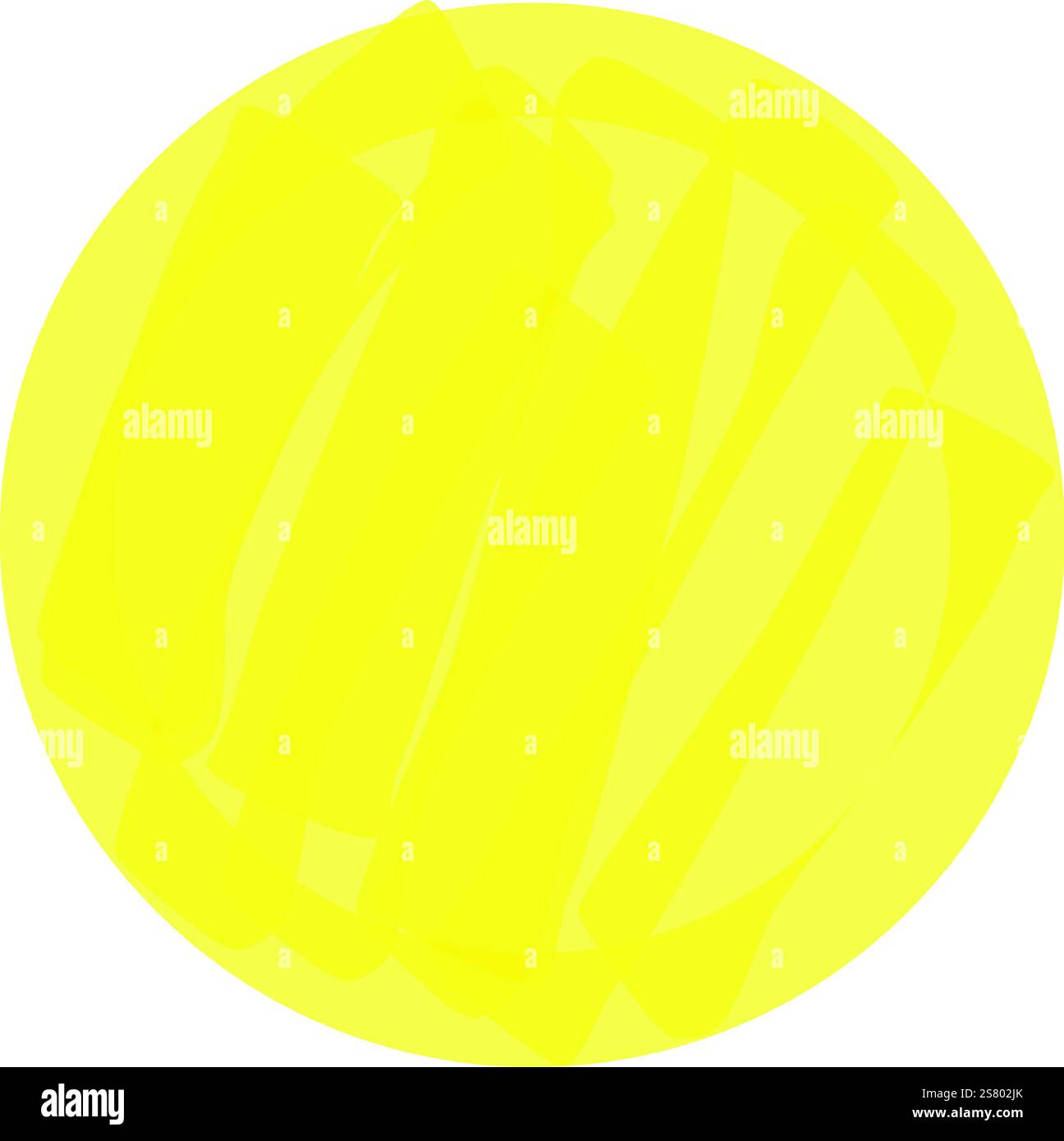 Overlapping translucent highlighter strokes in various shades of yellow ...