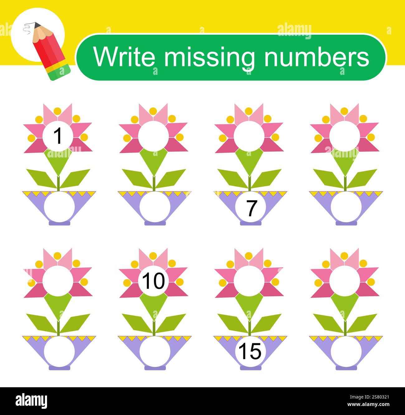 Math activity for children. Activity page for preschoolers. Cartoon ...