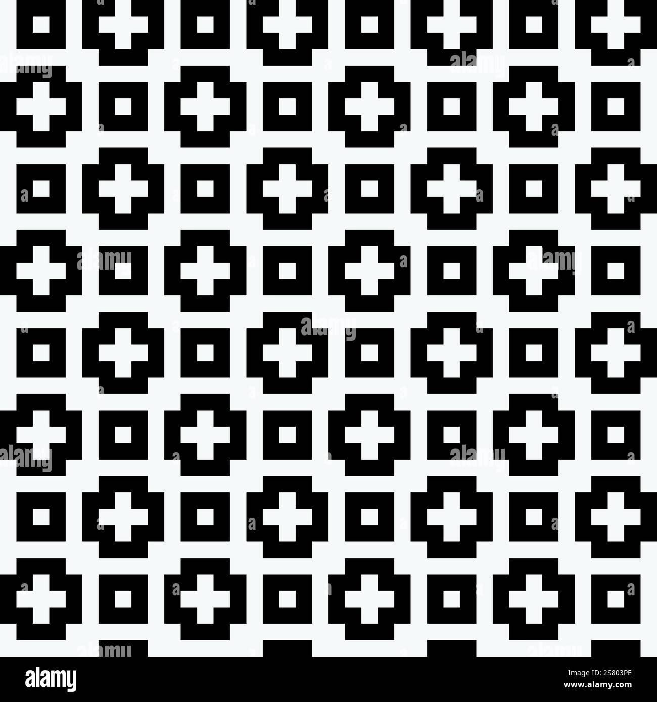 Seamless pixel pattern. vector illustration Stock Vector Image & Art ...