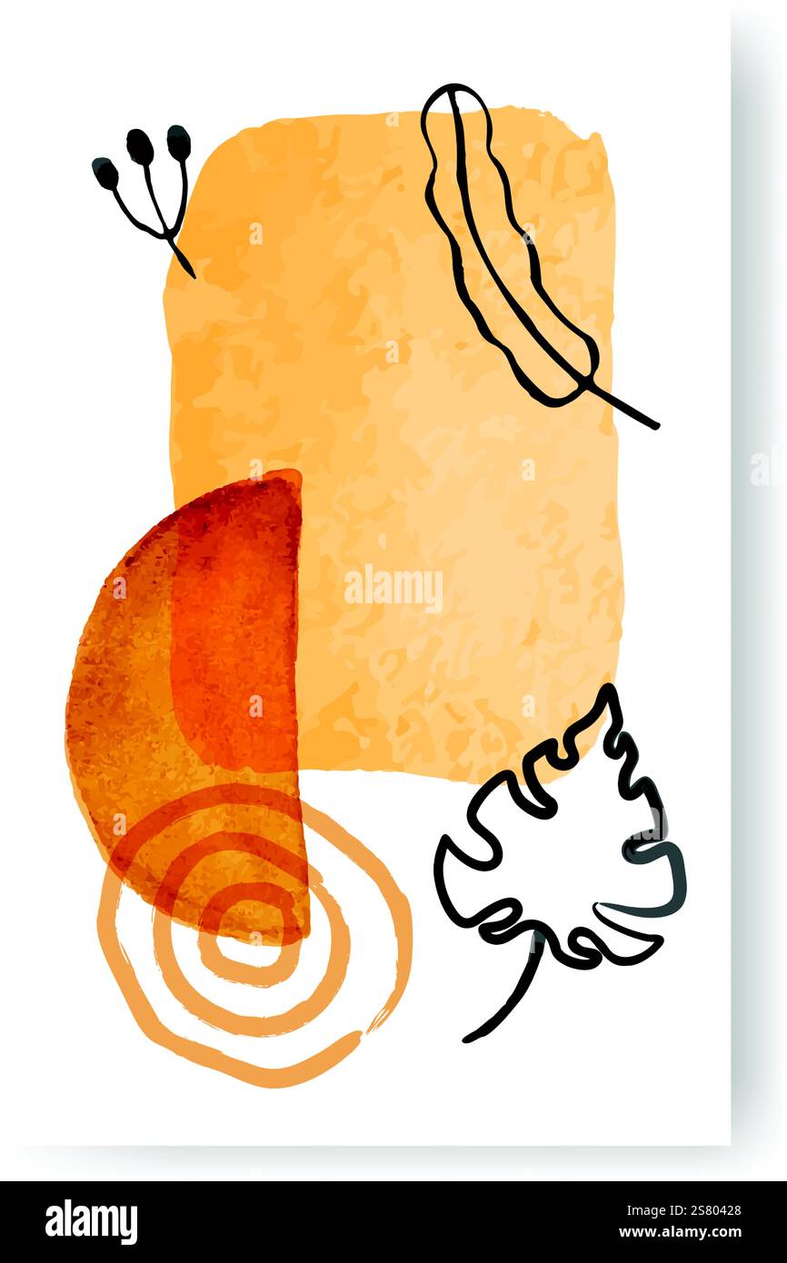 Blending floral shapes Cut Out Stock Images & Pictures - Alamy