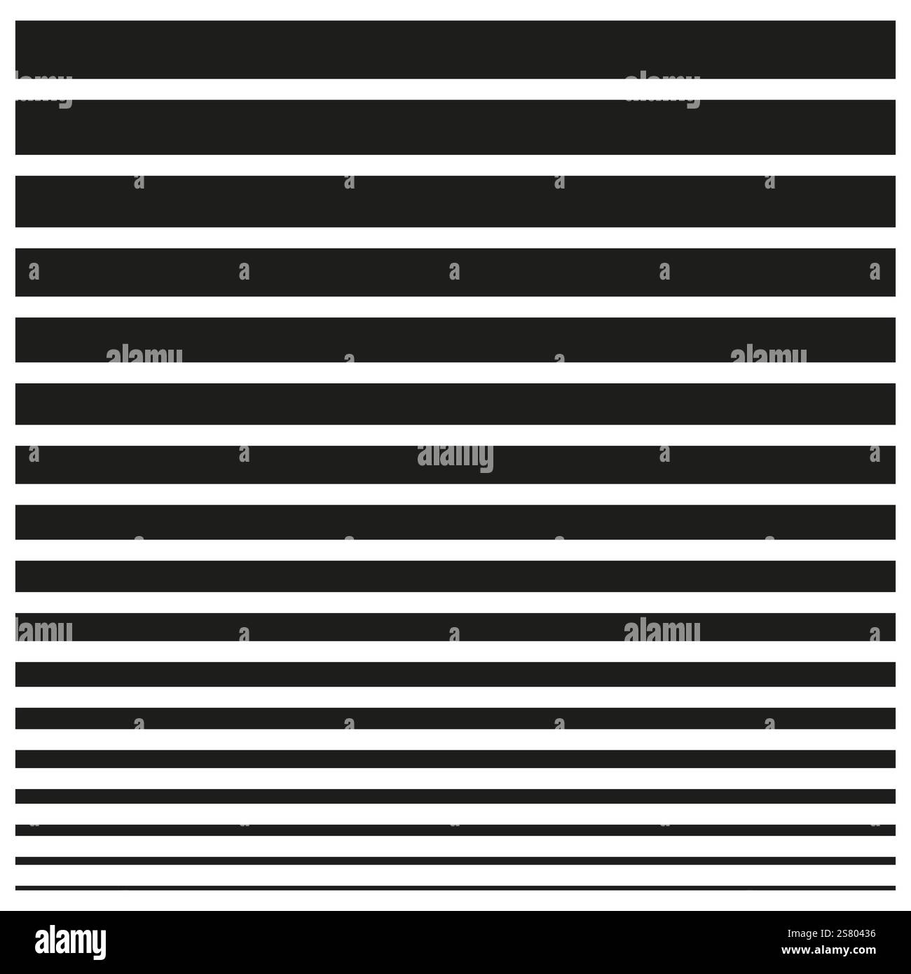 Horizontal black lines. Thin and thick shapes. Repeating line pattern. Vector illustration Stock ...
