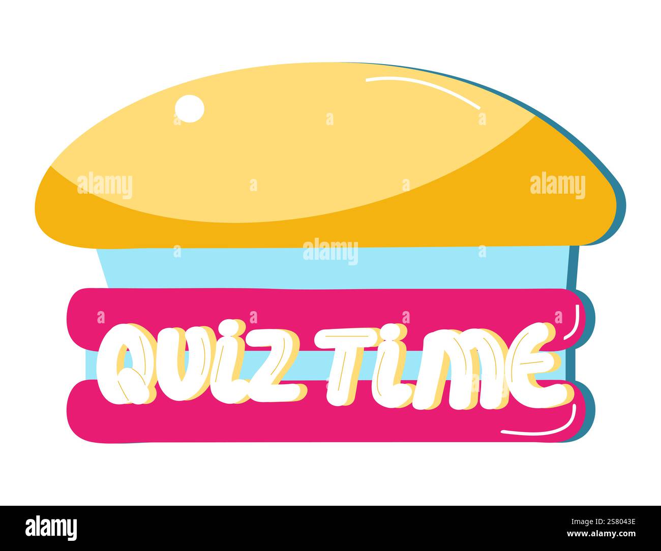 Quiz time label featuring a question mark Stock Vector Image & Art - Alamy