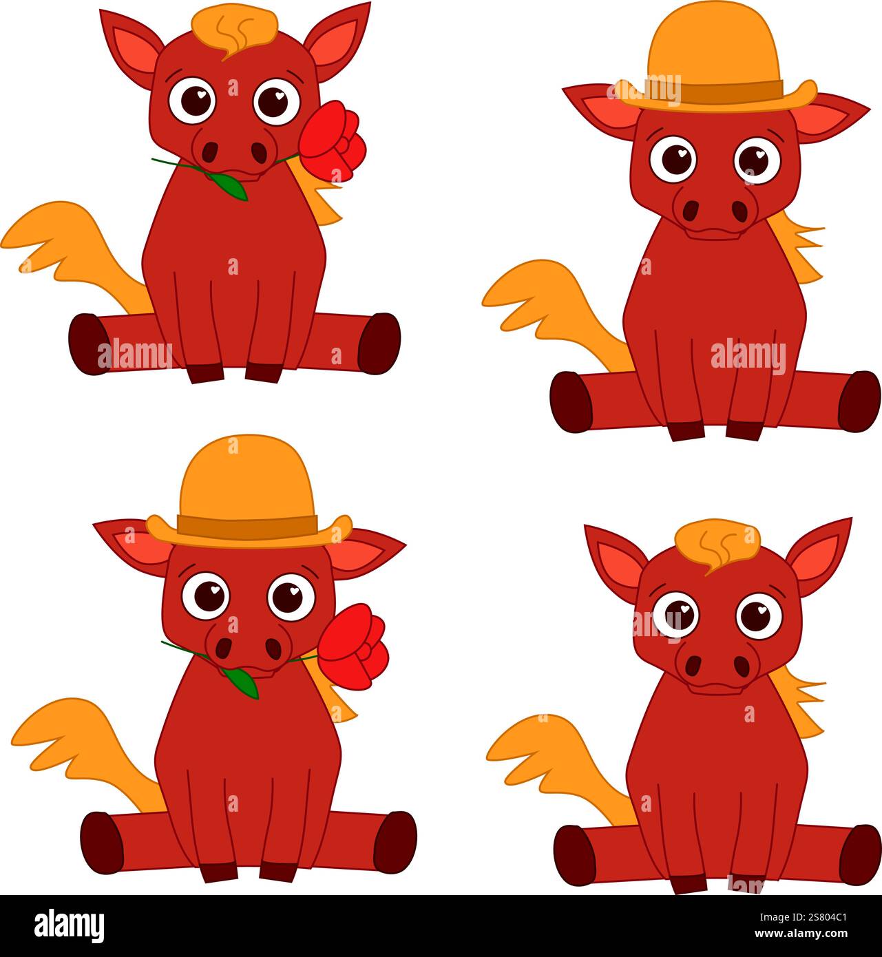 Cartoon horse character in hi-res stock photography and images - Alamy