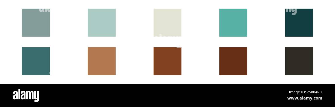 Vector set of winter colors. Shades of snow vector. Set of colored ...