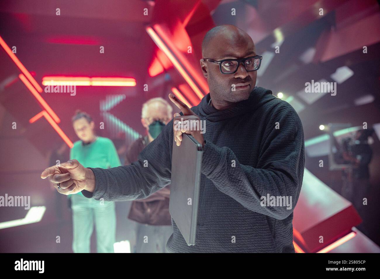 STAR TREK: SECTION 31, director Olatunde Osunsanmi, on set, 2025. ph ...
