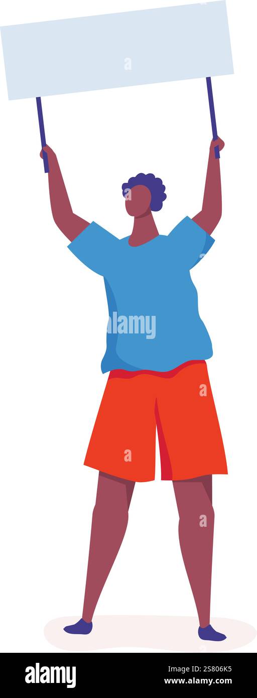 People march during protest Stock Vector Images - Alamy