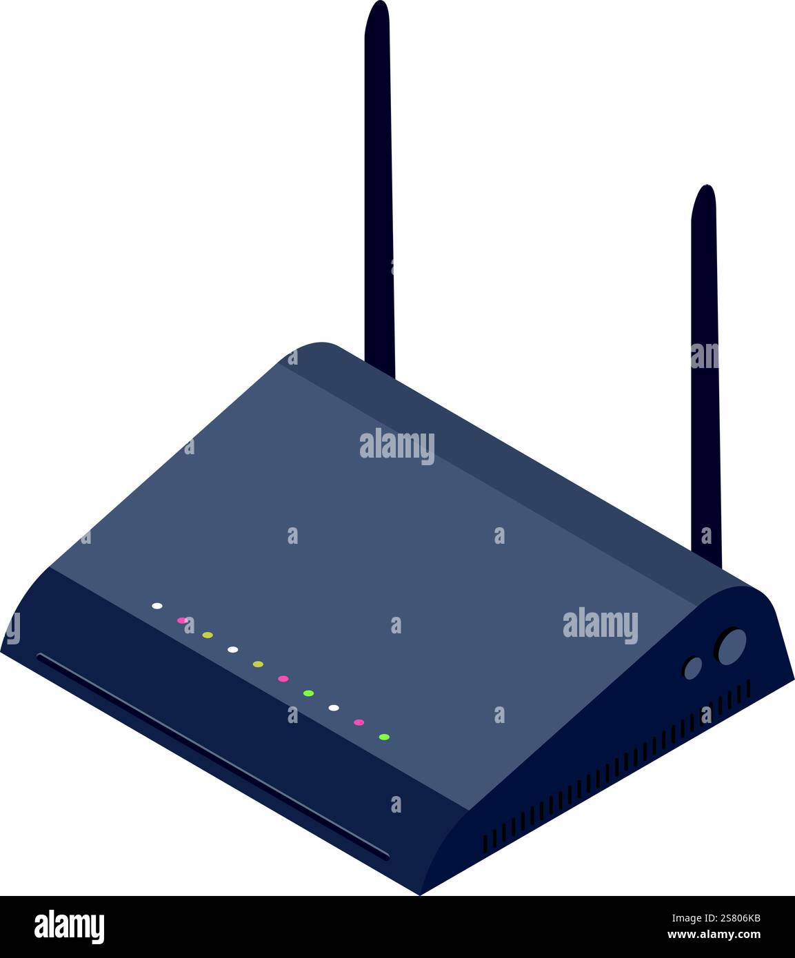 Fiber home optic router Stock Vector Images - Alamy