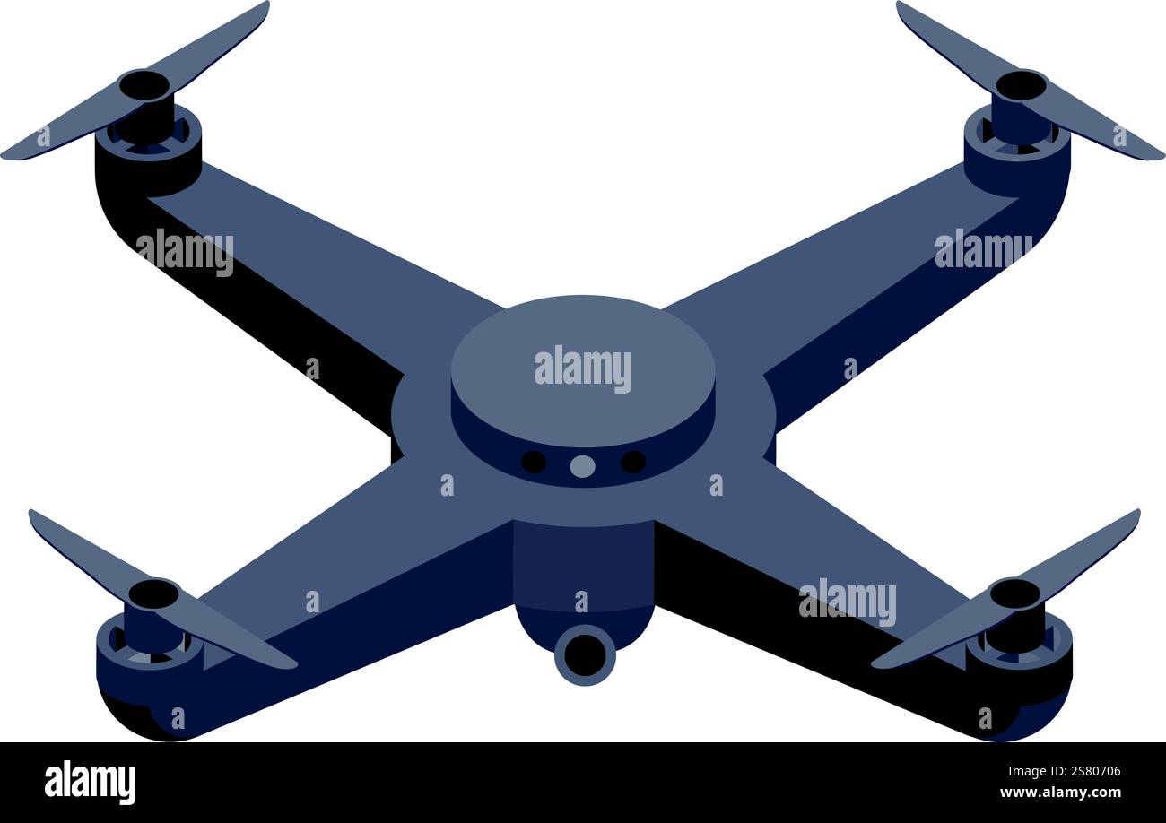 Drone in mid air Stock Vector Images - Alamy
