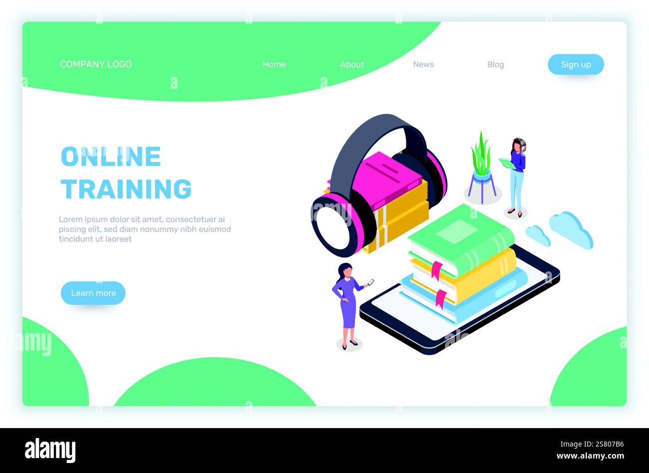 Female students using smartphone in Stock Vector Images - Alamy