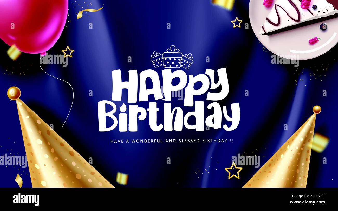 Happy birthday background clipart banner design. Happy birthday ...