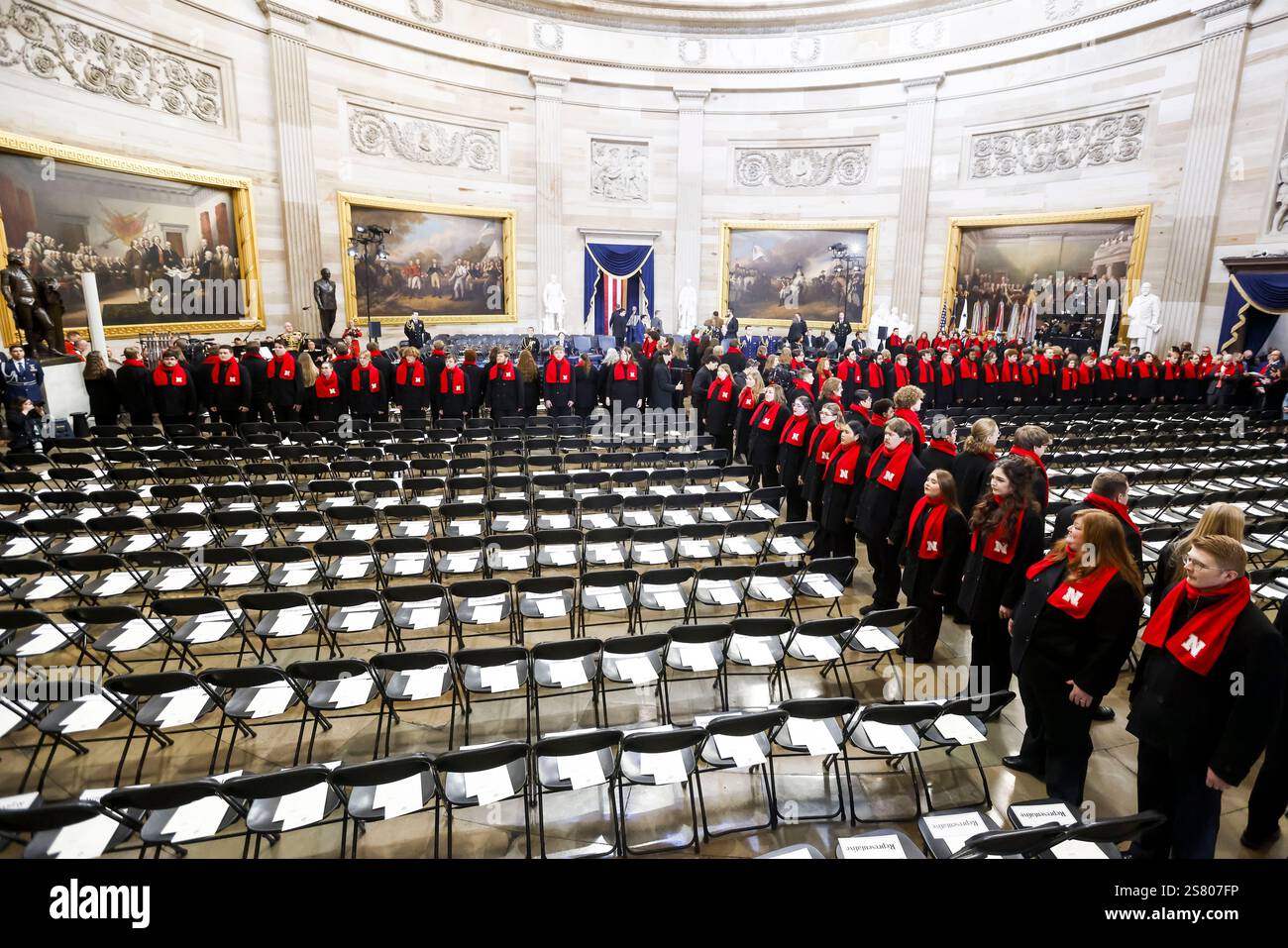 The University of Nebraska-Lincoln Combined Choirs performs as part of ...