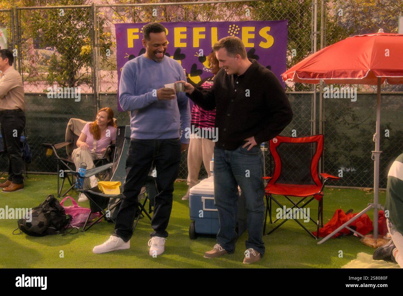 THE UPSHAWS, from left: Mike Epps, Adam Hunter, 'Running Numbers ...