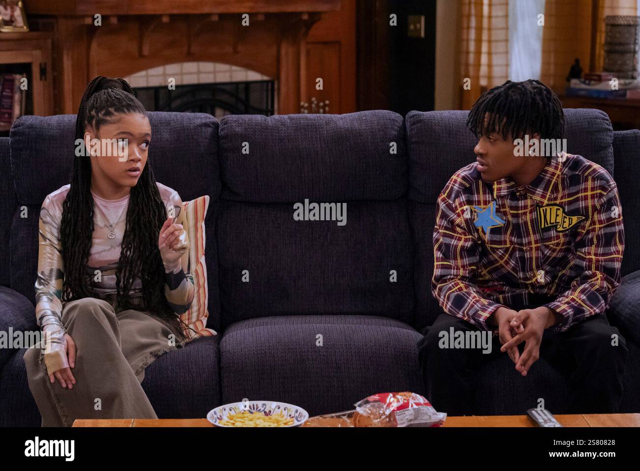 THE UPSHAWS, from left: Khali Spraggins, Diamond Lyons, 'Running ...