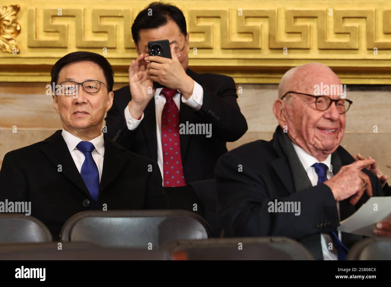 Washington, USA. 20th Jan, 2025. WASHINGTON, DC - JANUARY 20: Vice ...