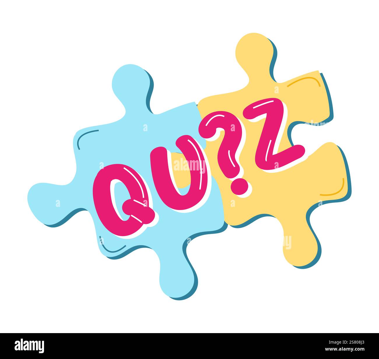 Quiz time label featuring a question mark Stock Vector Image & Art - Alamy