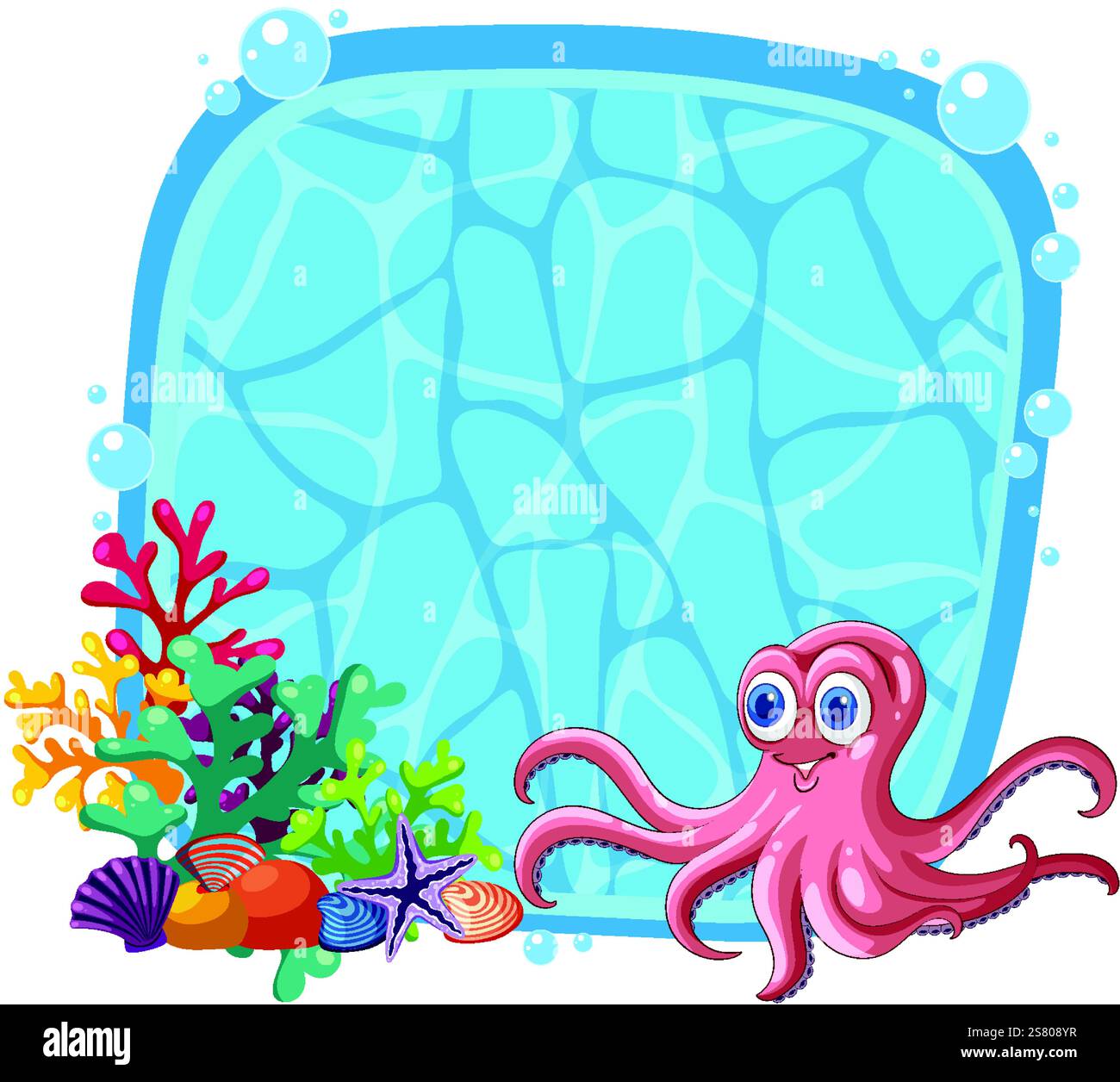 Octopus with color palette hi-res stock photography and images - Alamy