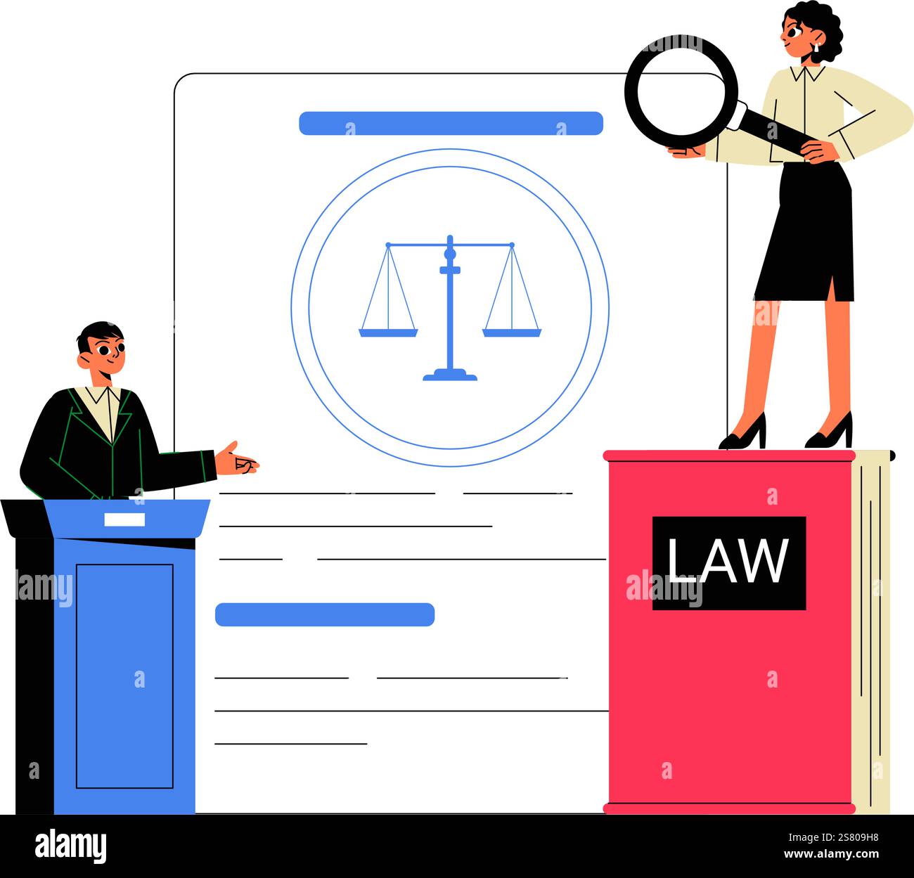 Lawyer courtroom case hi-res stock photography and images - Alamy