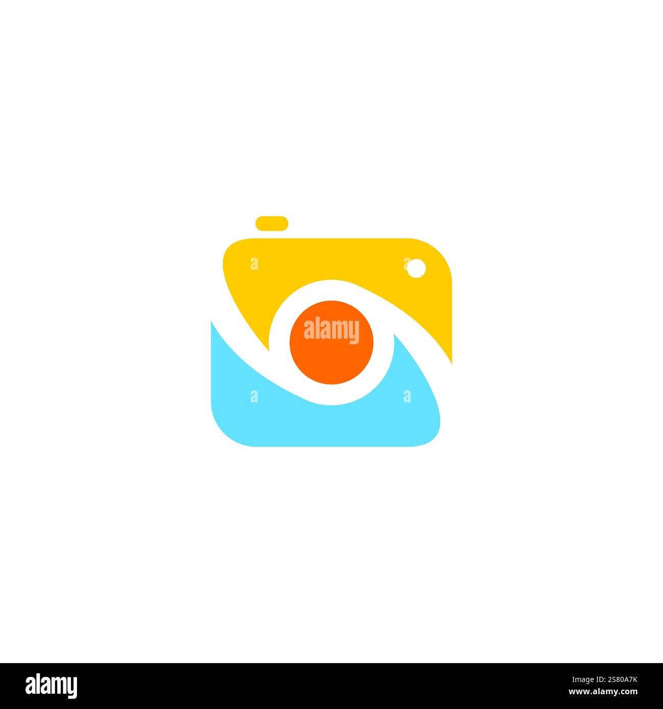 photography camera logo vector minimalist illustration design Stock ...