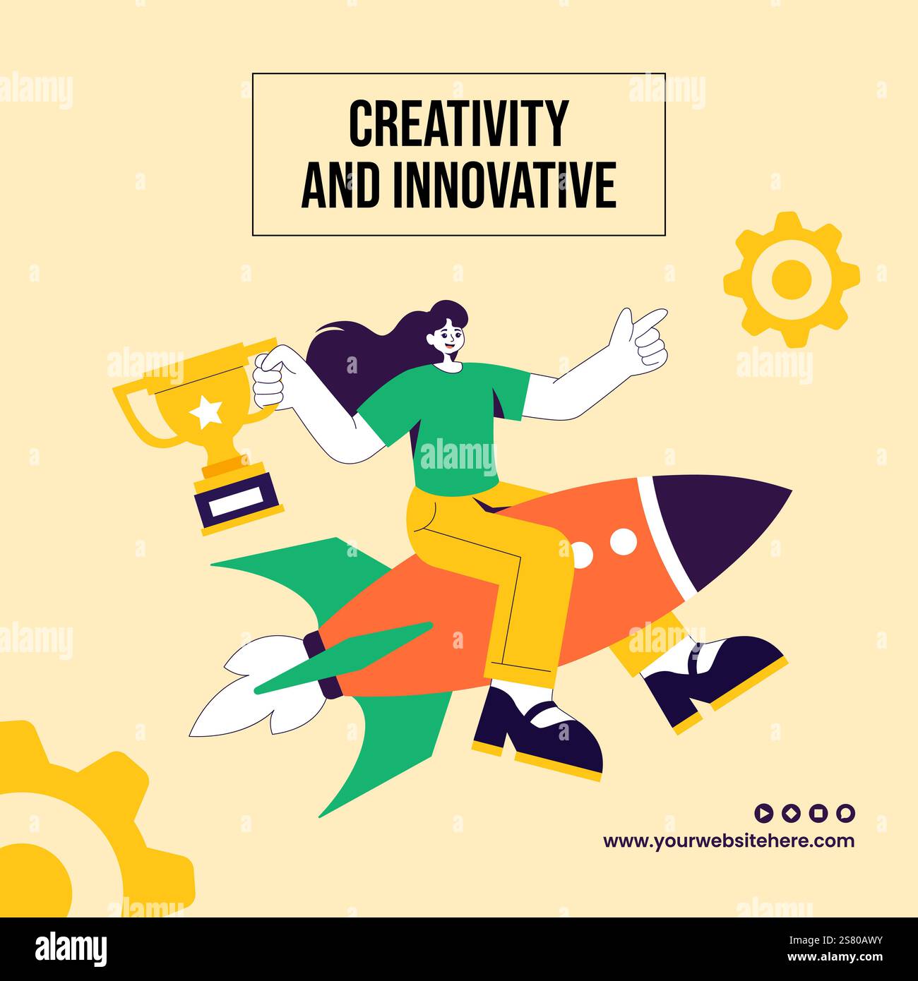 Explore Innovative and Creative Social Media Post Templates in Hand ...