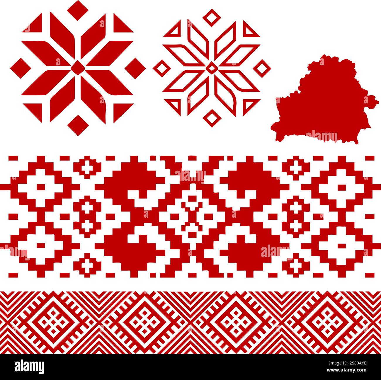Drawings of Belarusian traditional symbols Stock Vector Image & Art - Alamy