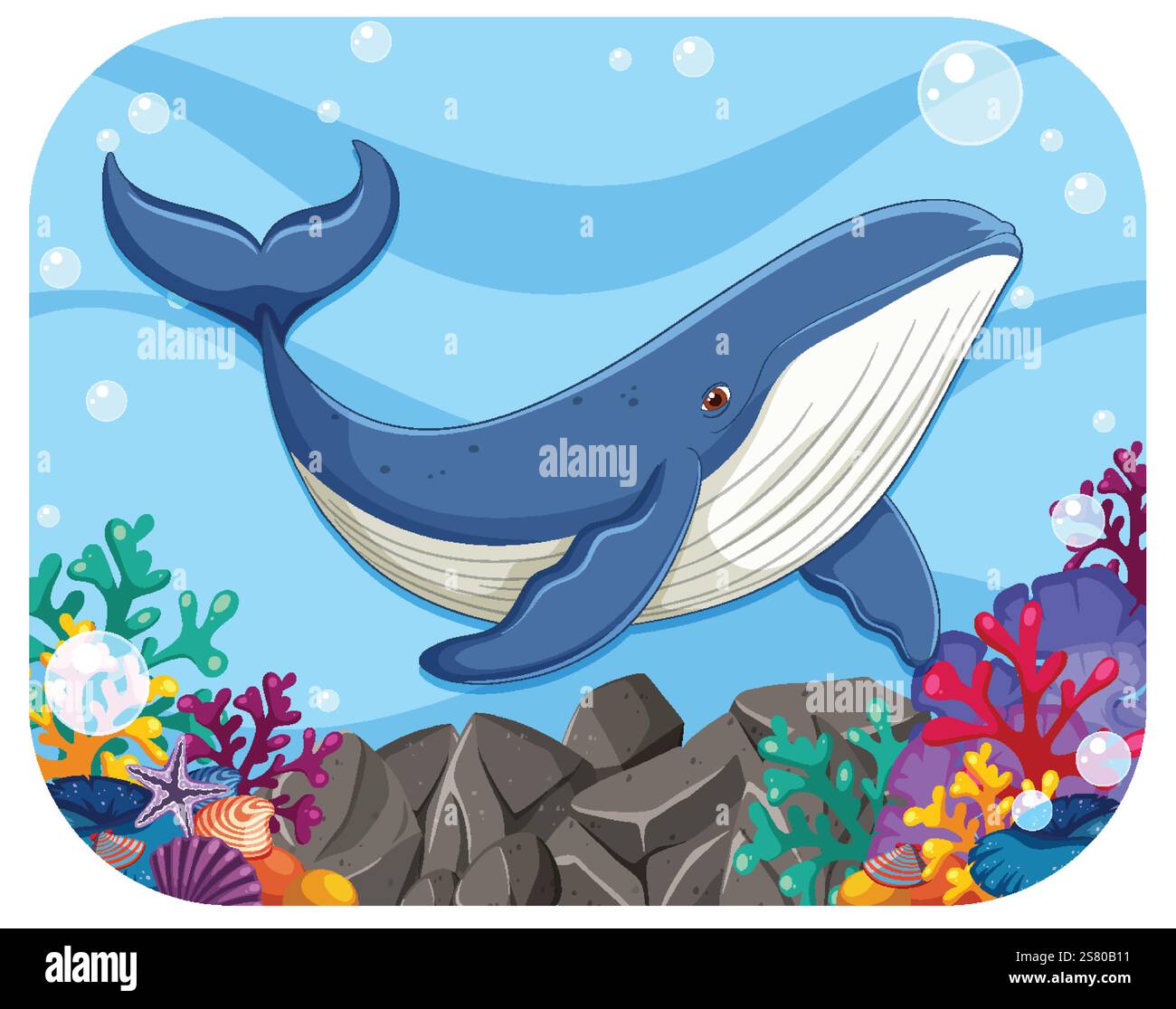 Coral reef rocks sea Cut Out Stock Images & Pictures - Alamy