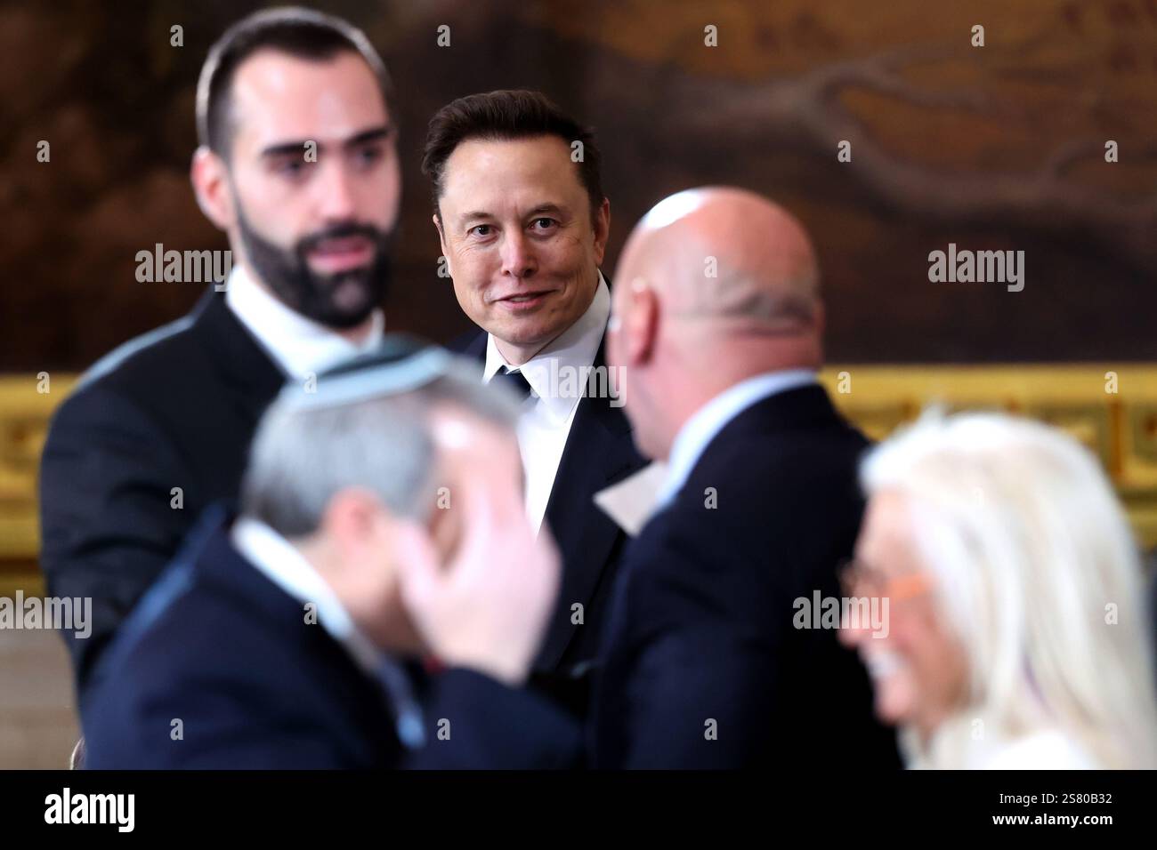 Washington, United States. 20th Jan, 2025. Elon Musk attends the ...