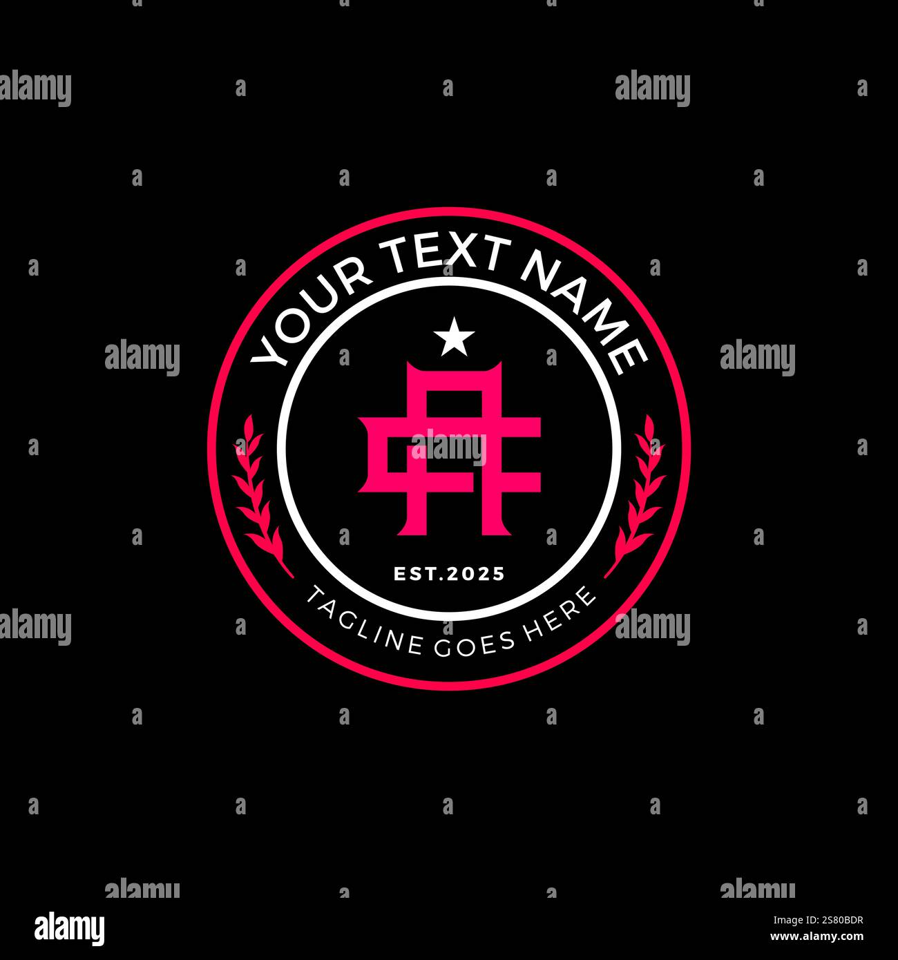 Vintage style letter Stock Vector Images - Alamy