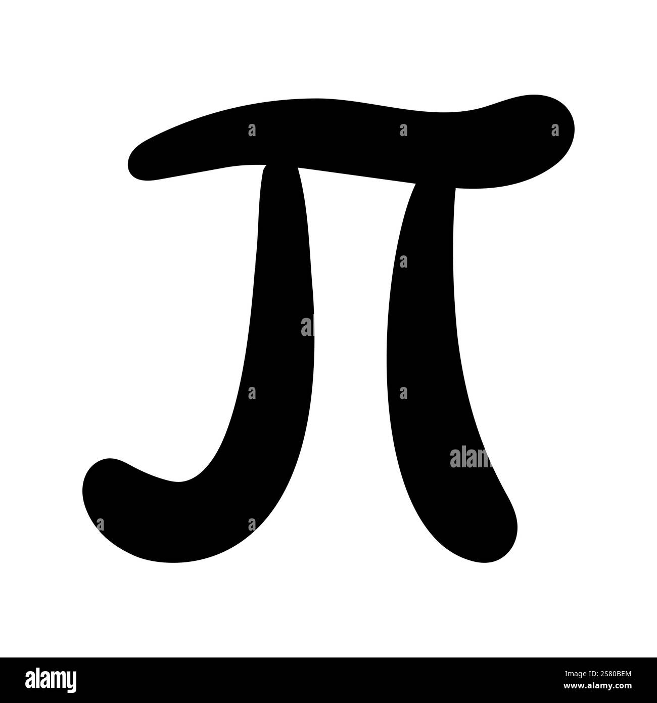 Pi symbol mathematical constant Black and White Stock Photos & Images ...